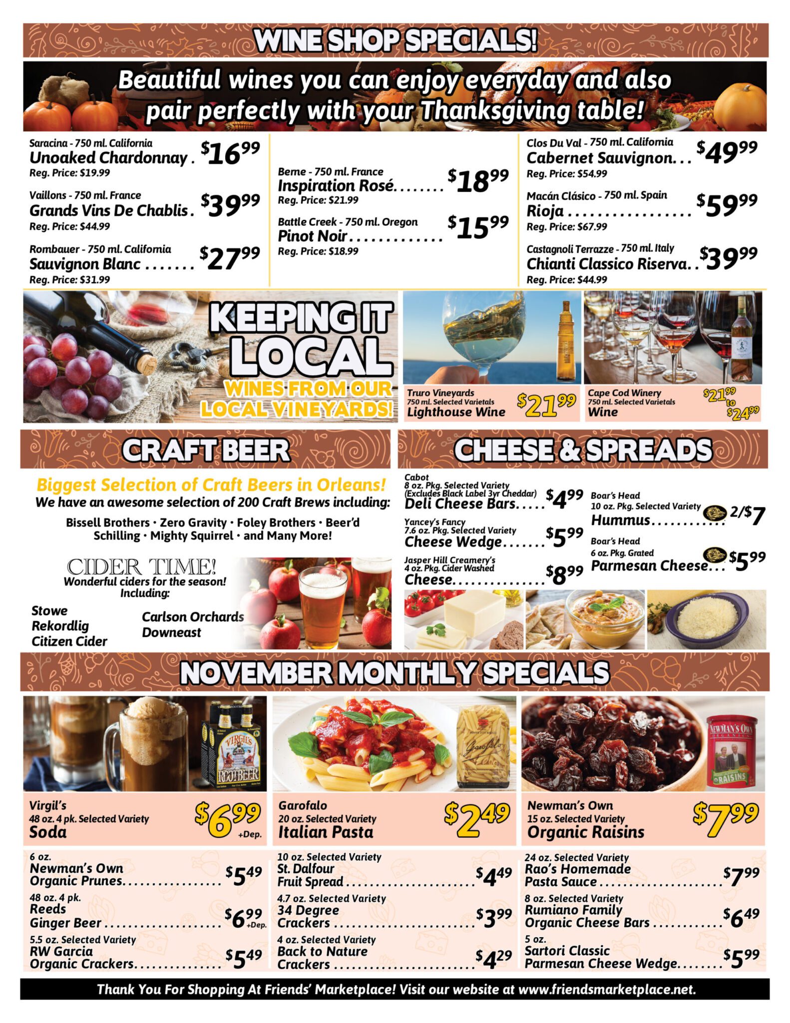 Weekly Deals – Friends Marketplace